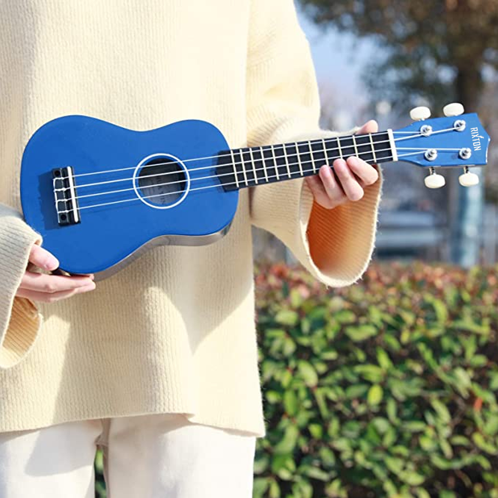 Rixton 21 Inch Ukulele Guitar Portable Musical Wooden Instrument Guitar ...