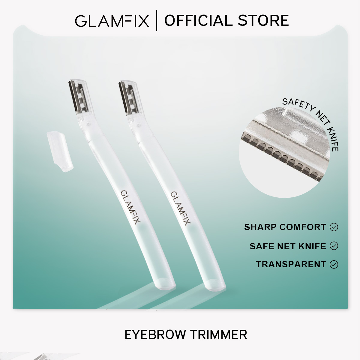GLAMFIX Eyebrow Trimmer- Eyebrow Razor Eyebrow Shaper Eyebrow Shaver ...