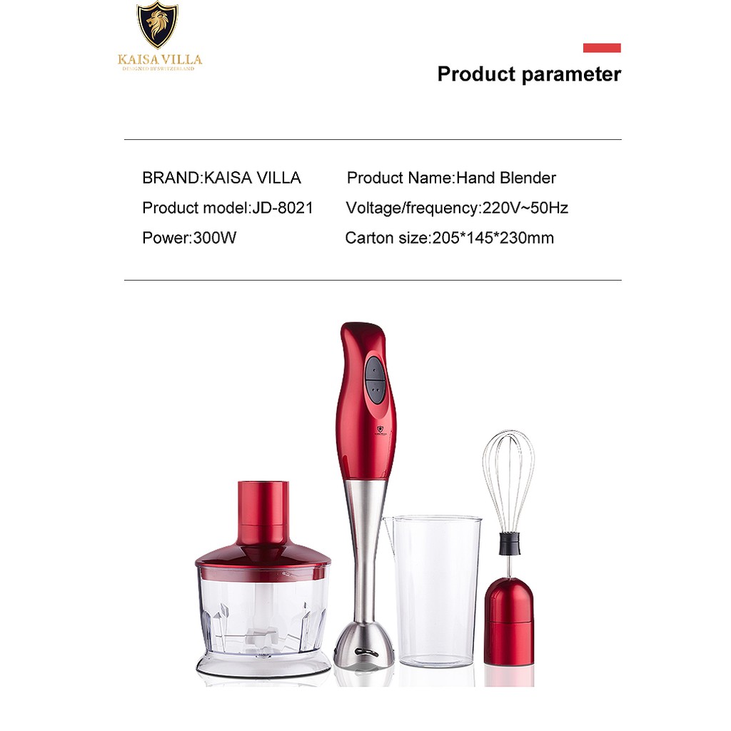 Kaisa Villa food processor hand blender electric immersion blender hand mixer meat grinder mixer ...