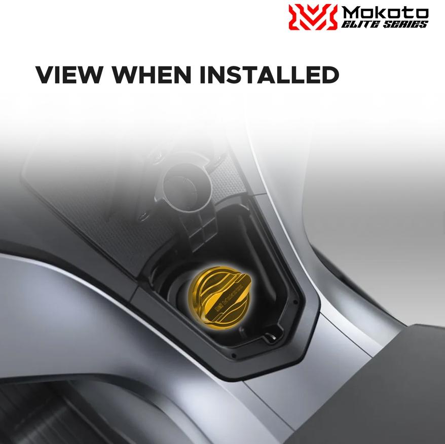 MOKOTO ELITE SERIES ADV 160 / PCX 160 CNC ALLOY GAS TANK CAP COVER ...