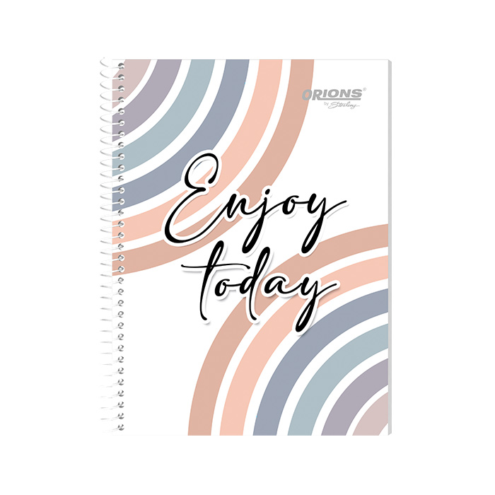 Set of 10 Orions Rainbow Quotes Spiral Notebook 80 Leaves | Shopee ...