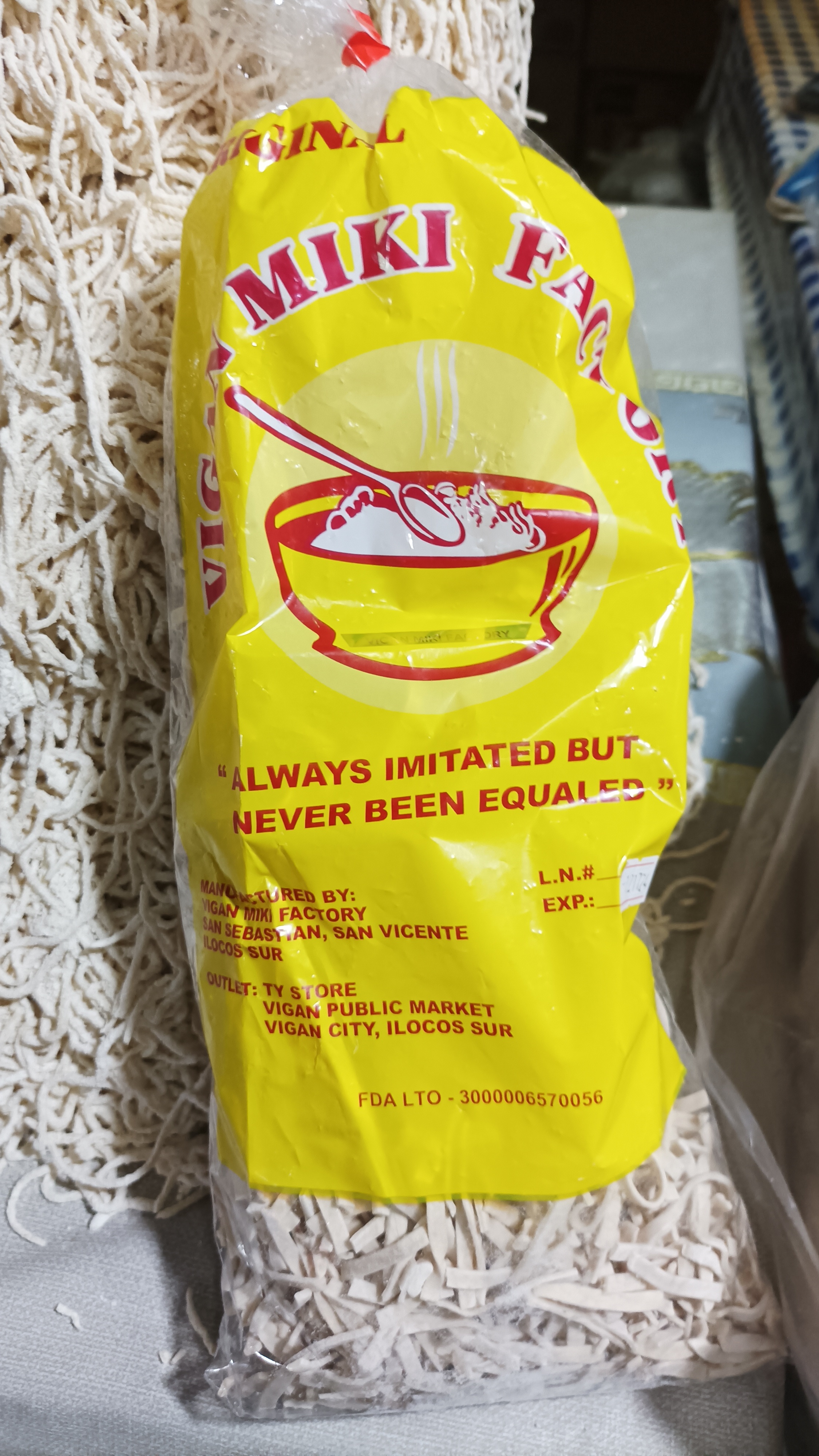 Ilocos Miki - Vigan Miki Noodles 500g | Shopee Philippines