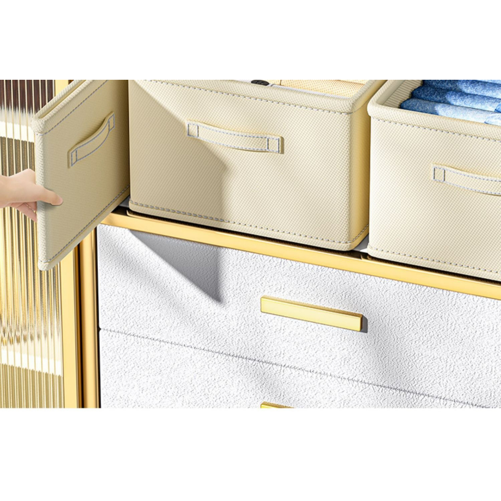 Foldable Clothes Storage Box Organizer Basket bag Collapsible Cotton ...