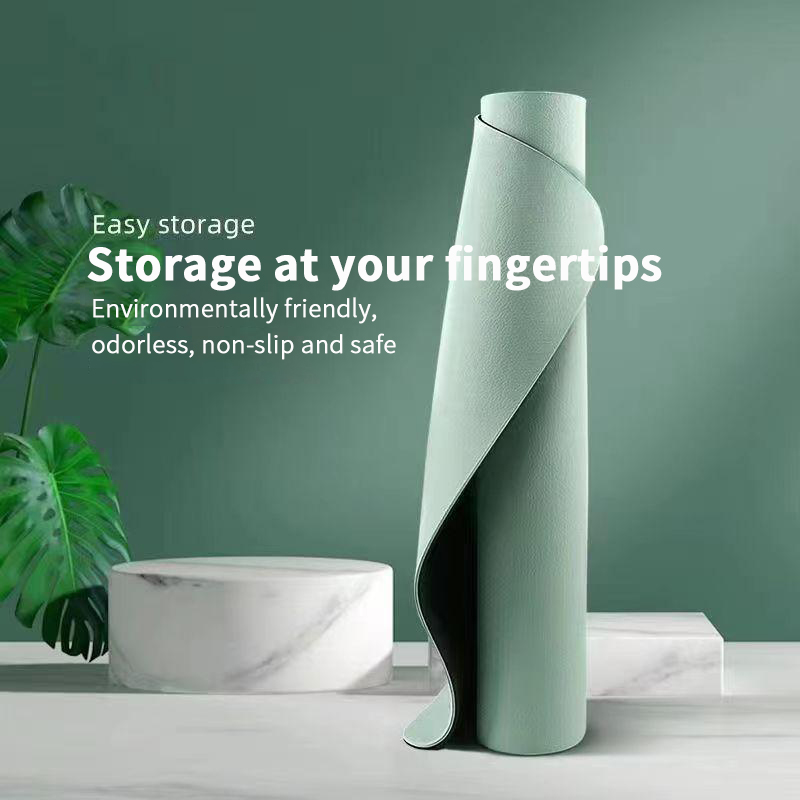 LAYOTO TPE Yoga Mat 6 mm Non-Slip TPE Mat For Floor Workout - Exercise ...