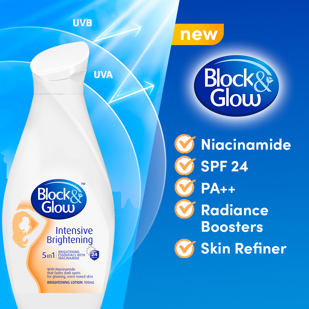 [Buy 1 Take 1] Block & Glow Intensive Brightening Lotion SPF24 350ml ...