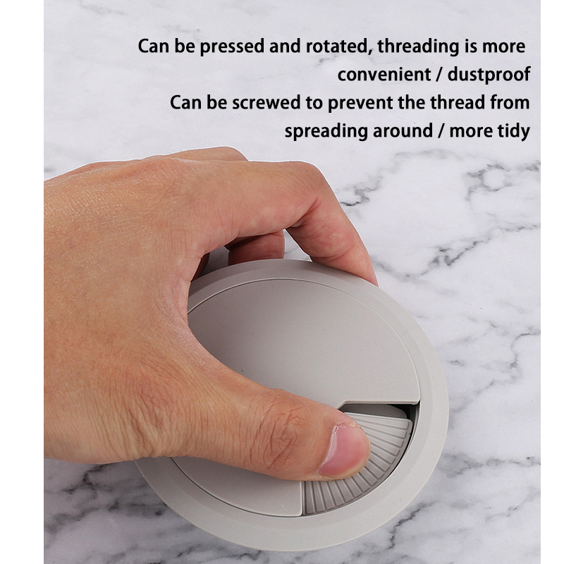 Desk Table Hole Cover Desk Grommet Cable Wire Cover Office Desk Wire ...