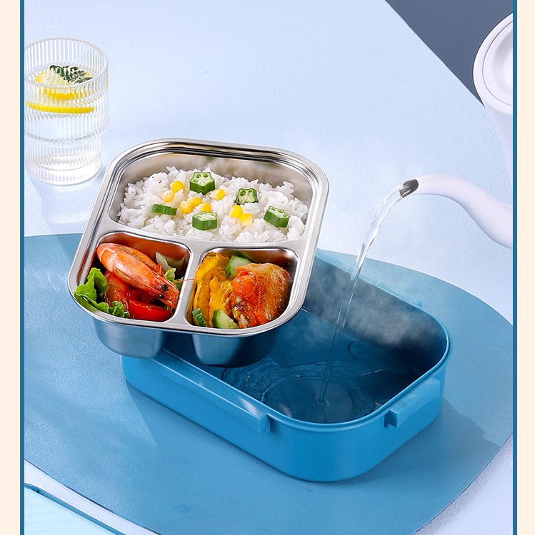 2/3/4/5 - Grid/Divider Leak-Proof Bento Lunch Box Microwavable ...