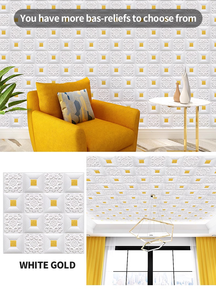 3D Self-adhesive Waterproof Moisture-proof Wallpaper for Background ...