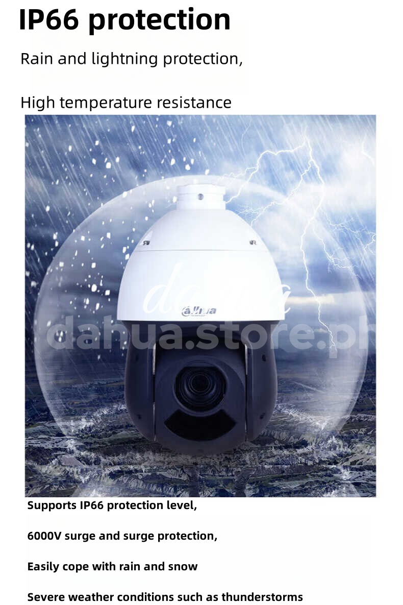 Dahua 2MP 25x Starlight IR WizSense Network PTZ Camera DH-SD49225DB-HNY POE IP PTZ camera ...