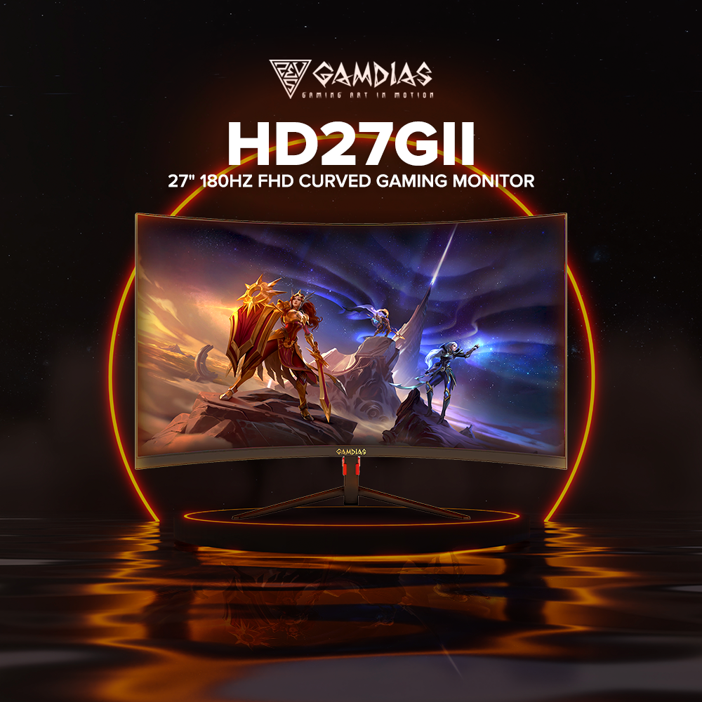 EasyPC | Gamdias Atlas HD27CG / HD27G/HD27GII 27 inch Curved Gaming ...