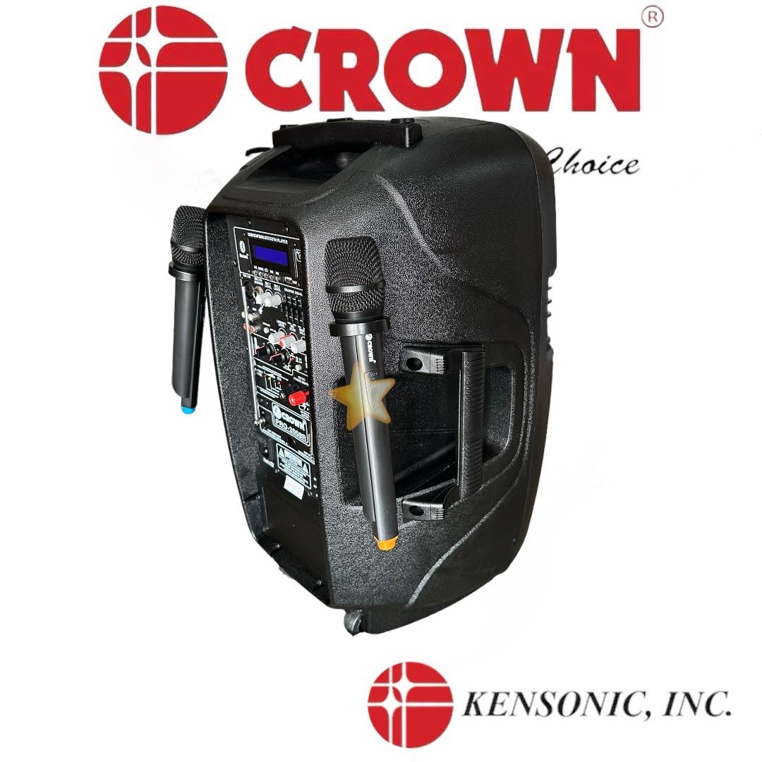 Original CROWN PRO-2008R Portable Trolly Speaker 250watts RMS 12"WOOFER ...