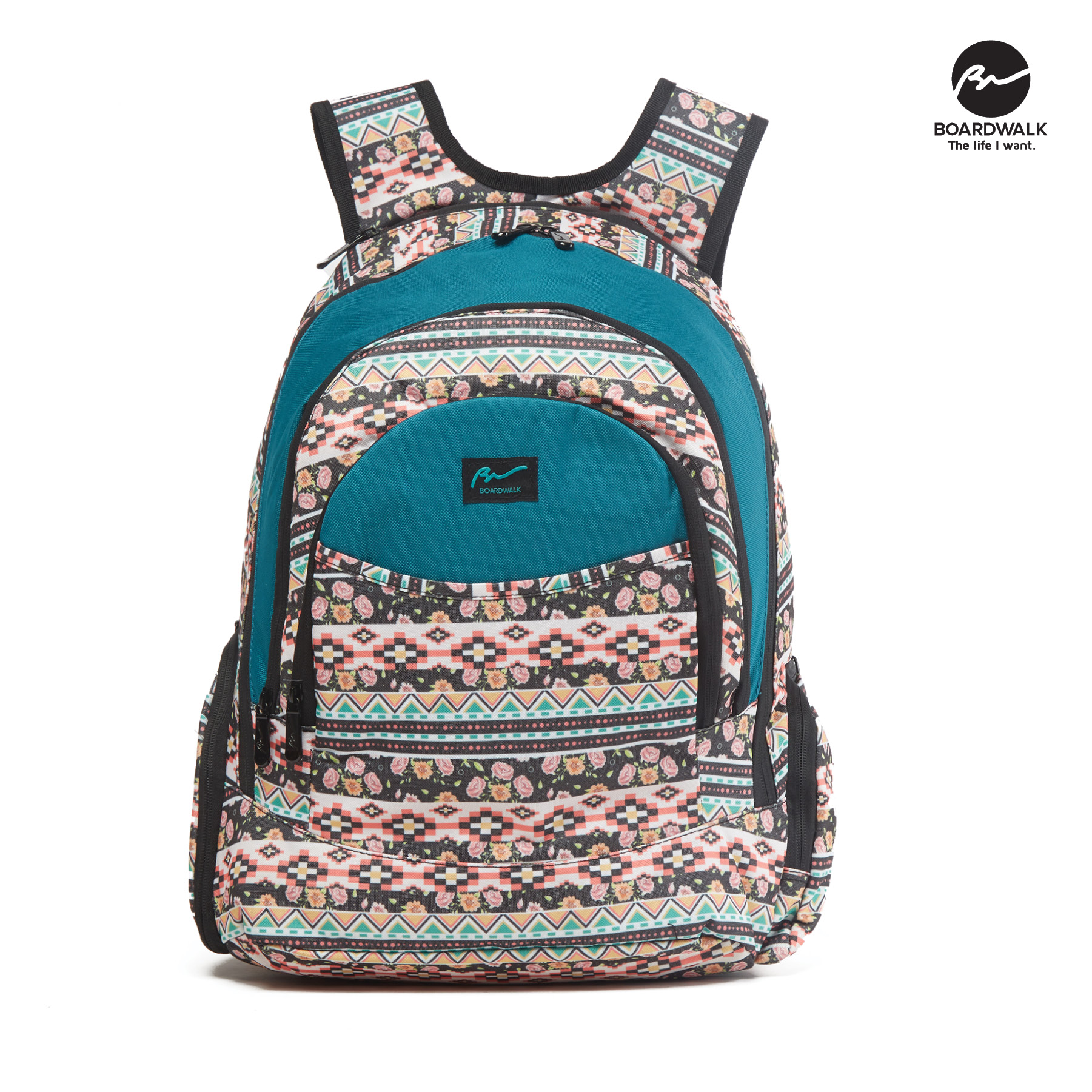 BOARDWALK MESSIE LADIES BACKPACK WITH ABSTRACT DESIGN | Shopee Philippines
