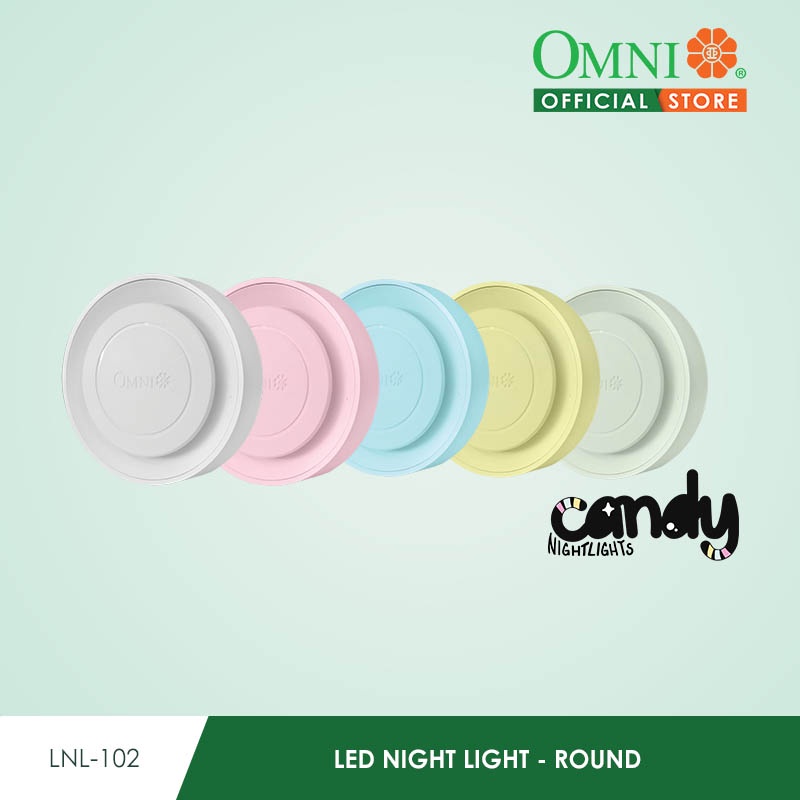 OMNI Candy LED Night Light - LNL-102-PK ROUND | Shopee Philippines