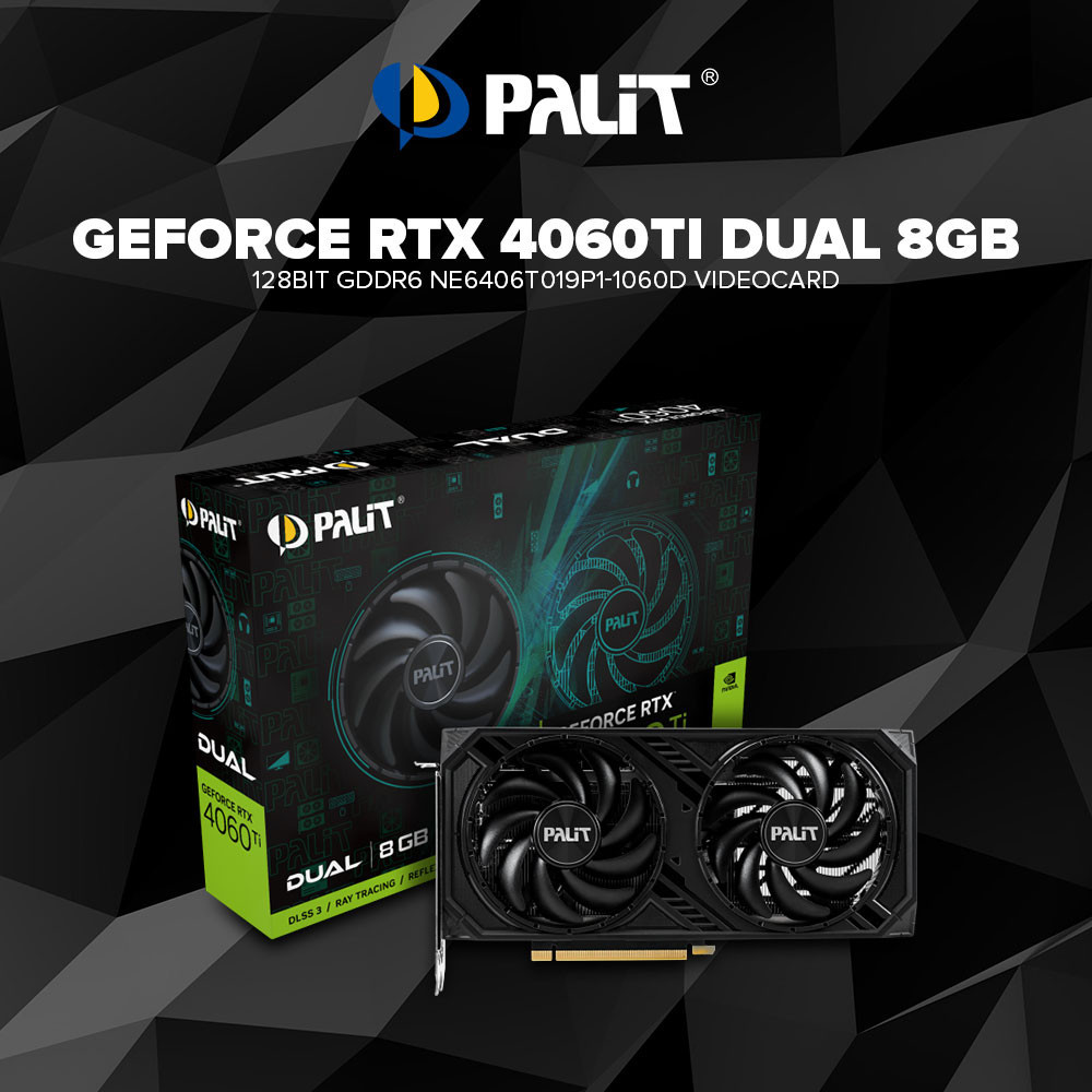 EasyPC| Palit Geforce RTX 4060Ti DUAL / RTX 4060 Dual GDDR6 Graphics ...