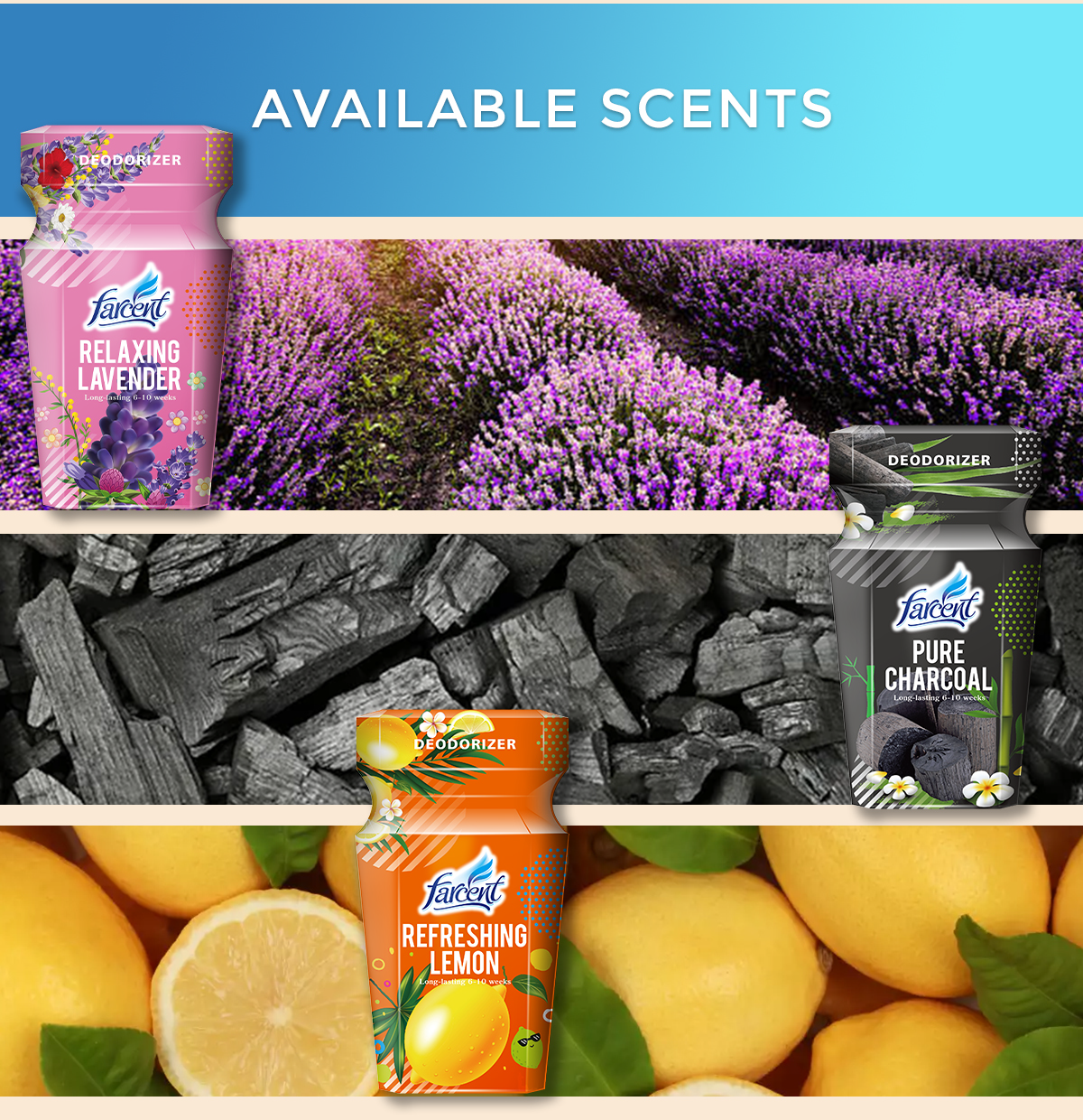 Farcent Liquid Deodorizer - Charcoal Set of 2 (350ml each) | Shopee ...