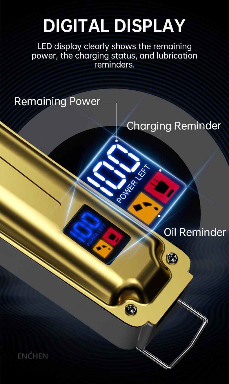 Enchen Electric Hair Clipper Trimmer Boost 3 Hair Razor Professional ...