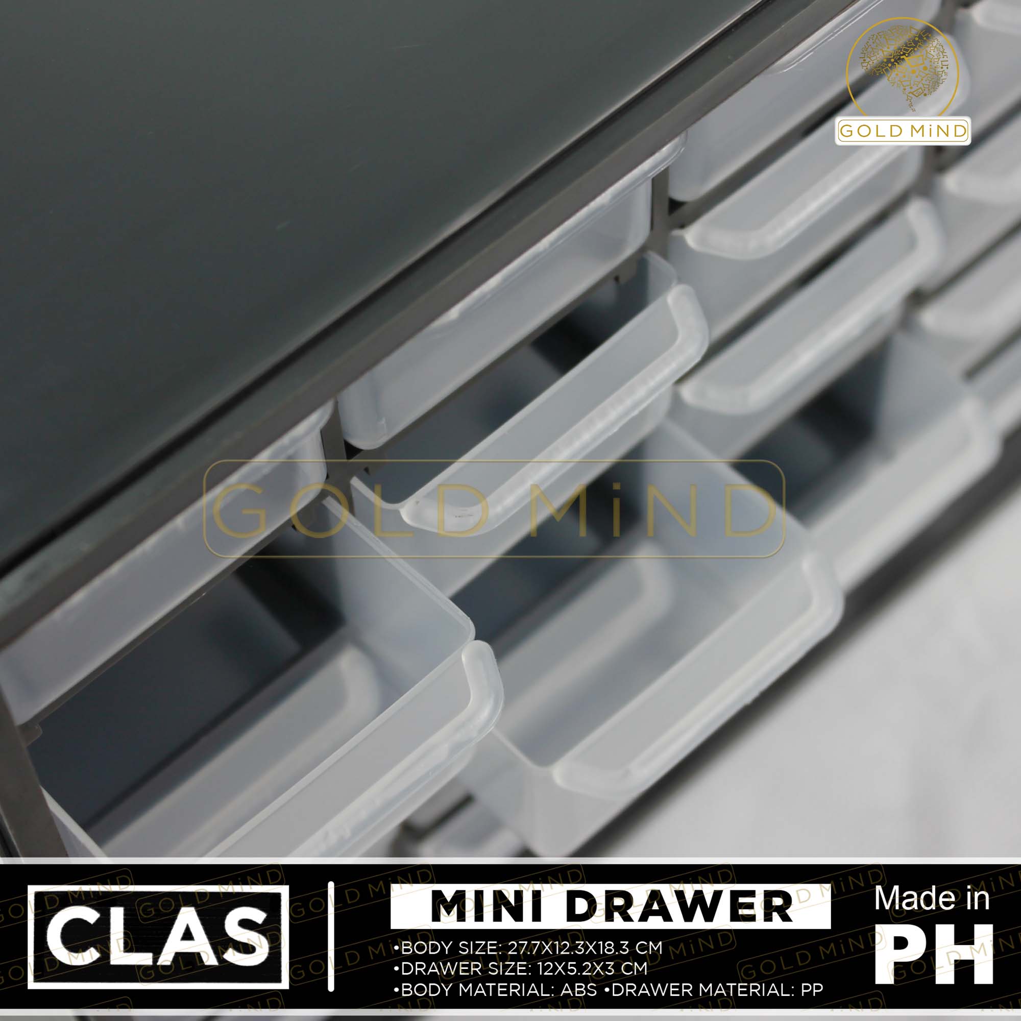 Clas 25 Drawers Mini Cabinet Plastic Storage Organizer Yellow elephant ...