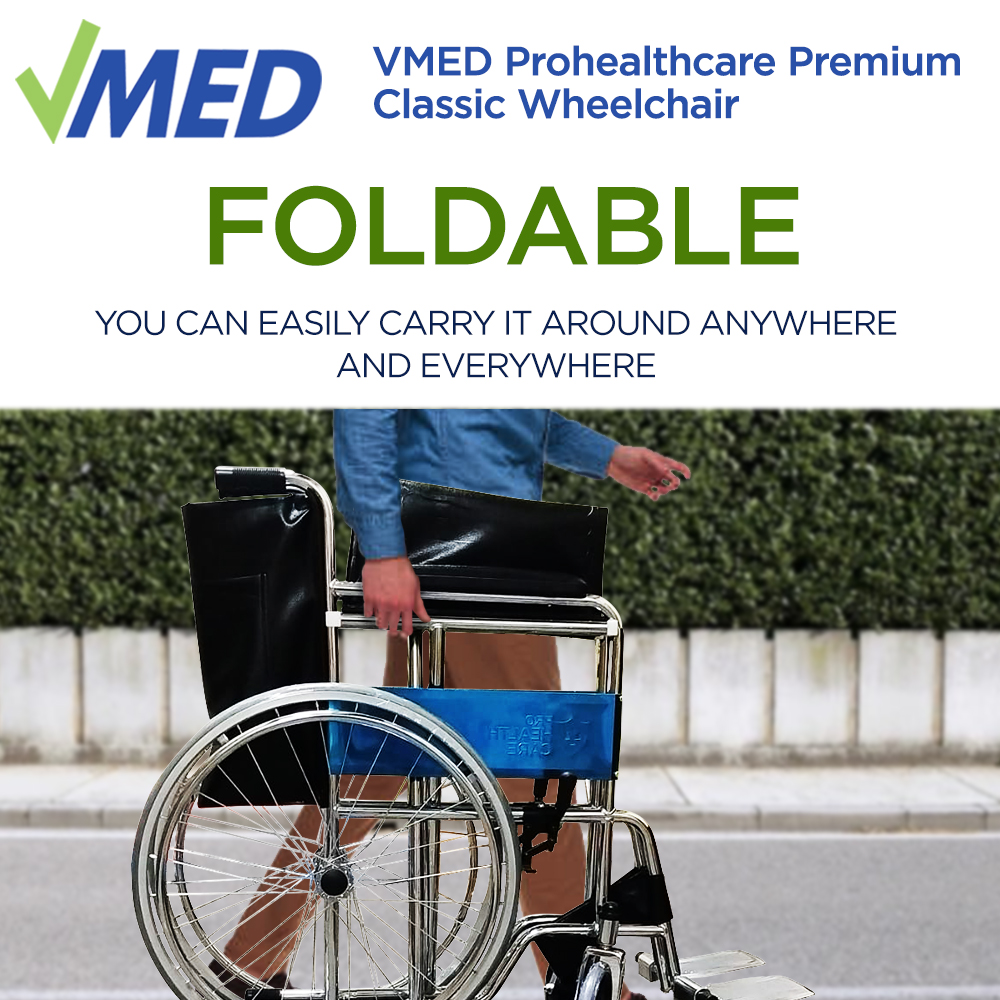 VMED Prohealthcare Premium Classic Wheelchair | Shopee Philippines
