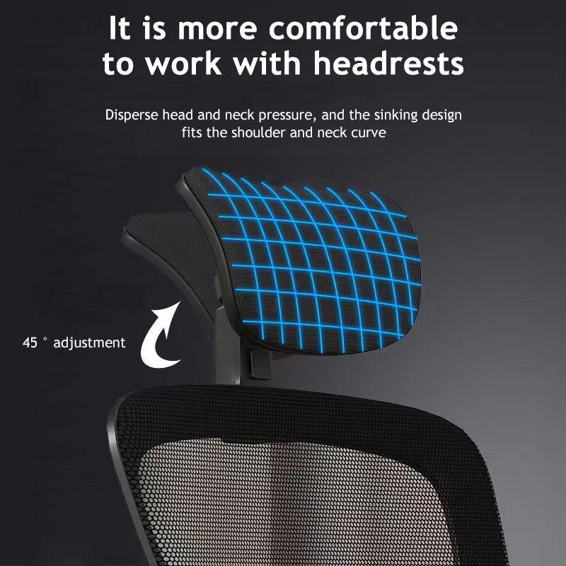 Office Chair Ergonomics Chair ventilation Mesh Computer Office Chair ...