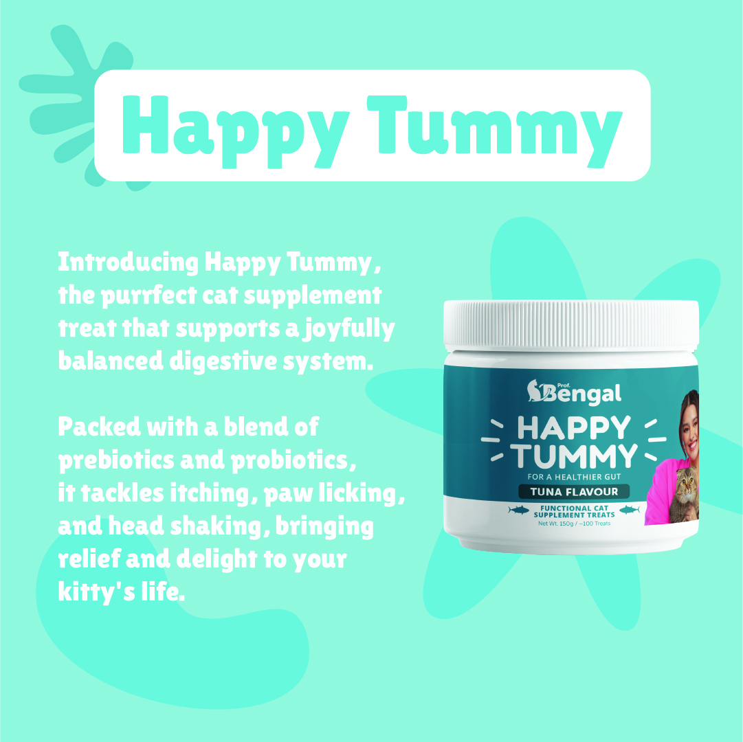 Prof Bengal Happy Tummy Cat Treats & Snacks - Double Delight | Cat ...
