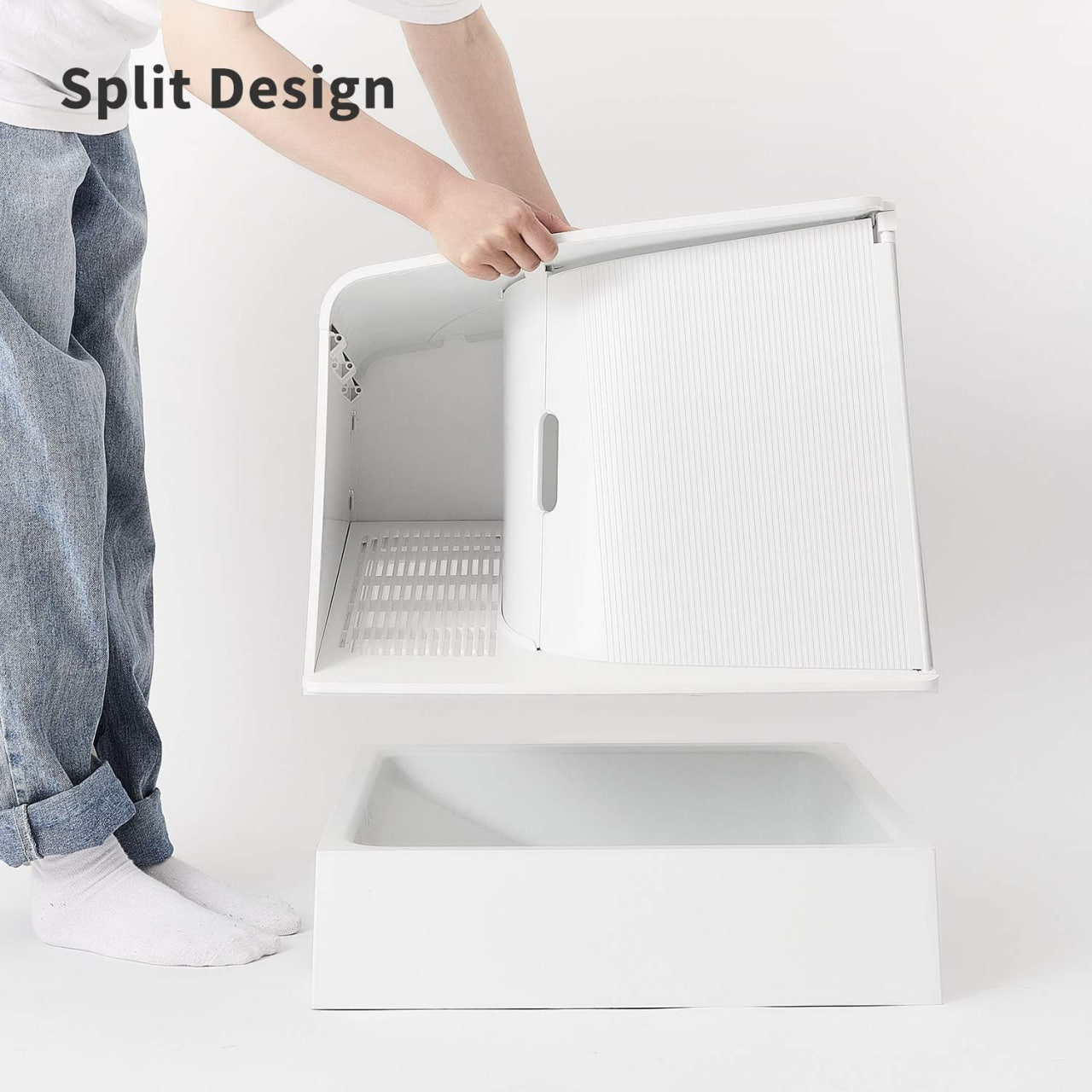 PETKIT White Villa Cat Litter Box | Shopee Philippines