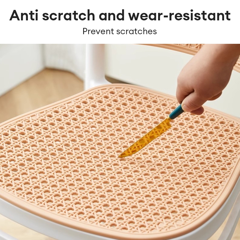 Rattan Solihiya Chair with Armrests Dining Chair Outdoor Leisure Chair ...