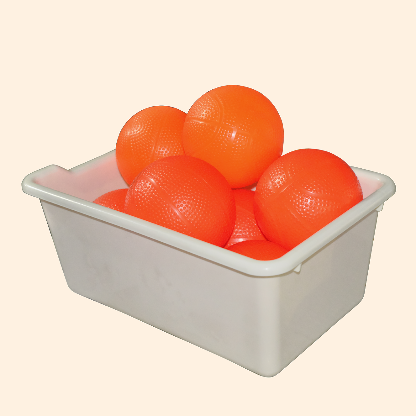 【Fast Shipping】14cm diameter Rubber Balls for kids basketball hoops ...