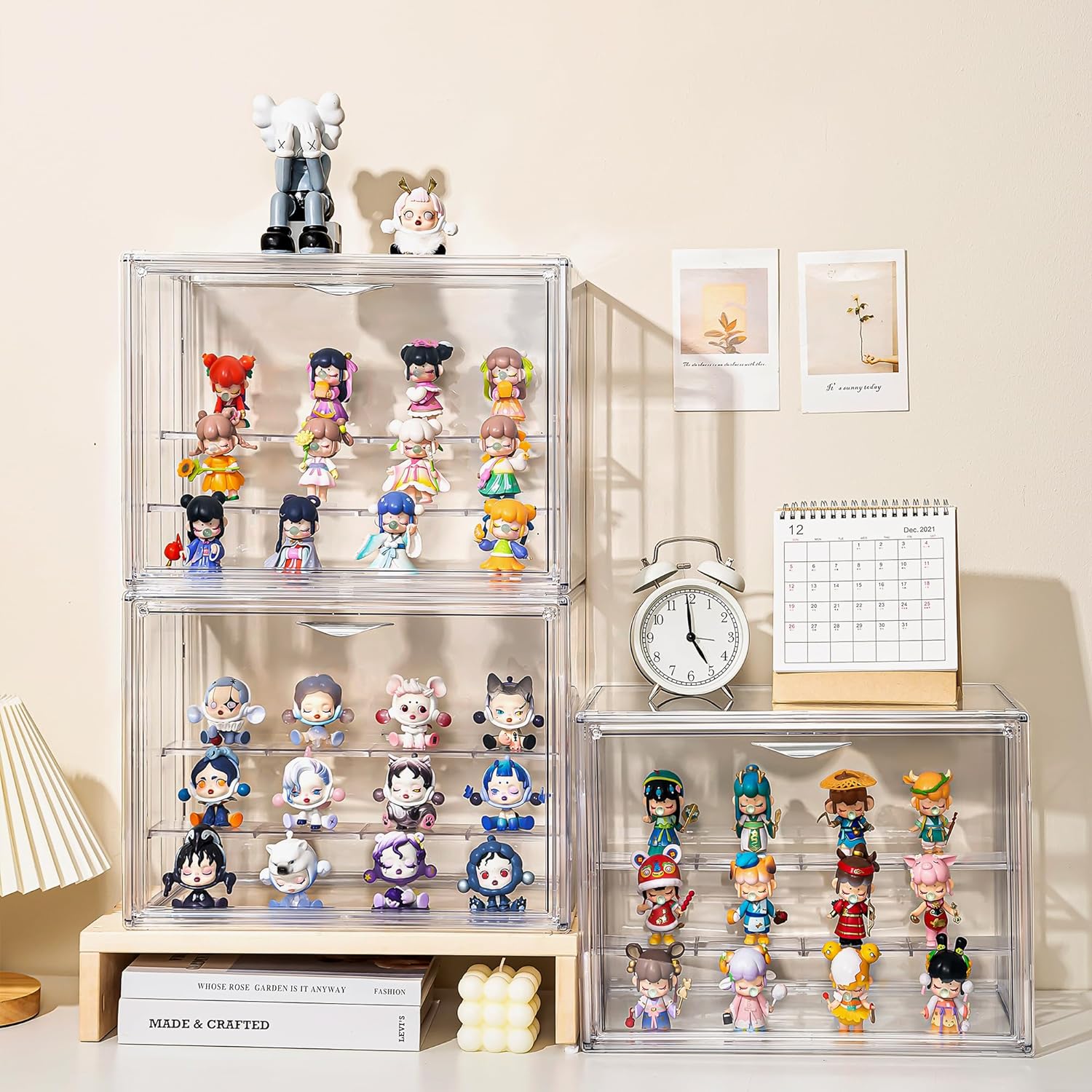 Rules POPMART Labubu Arcylic Display Case Magnetic Dustproof Clear Toy ...