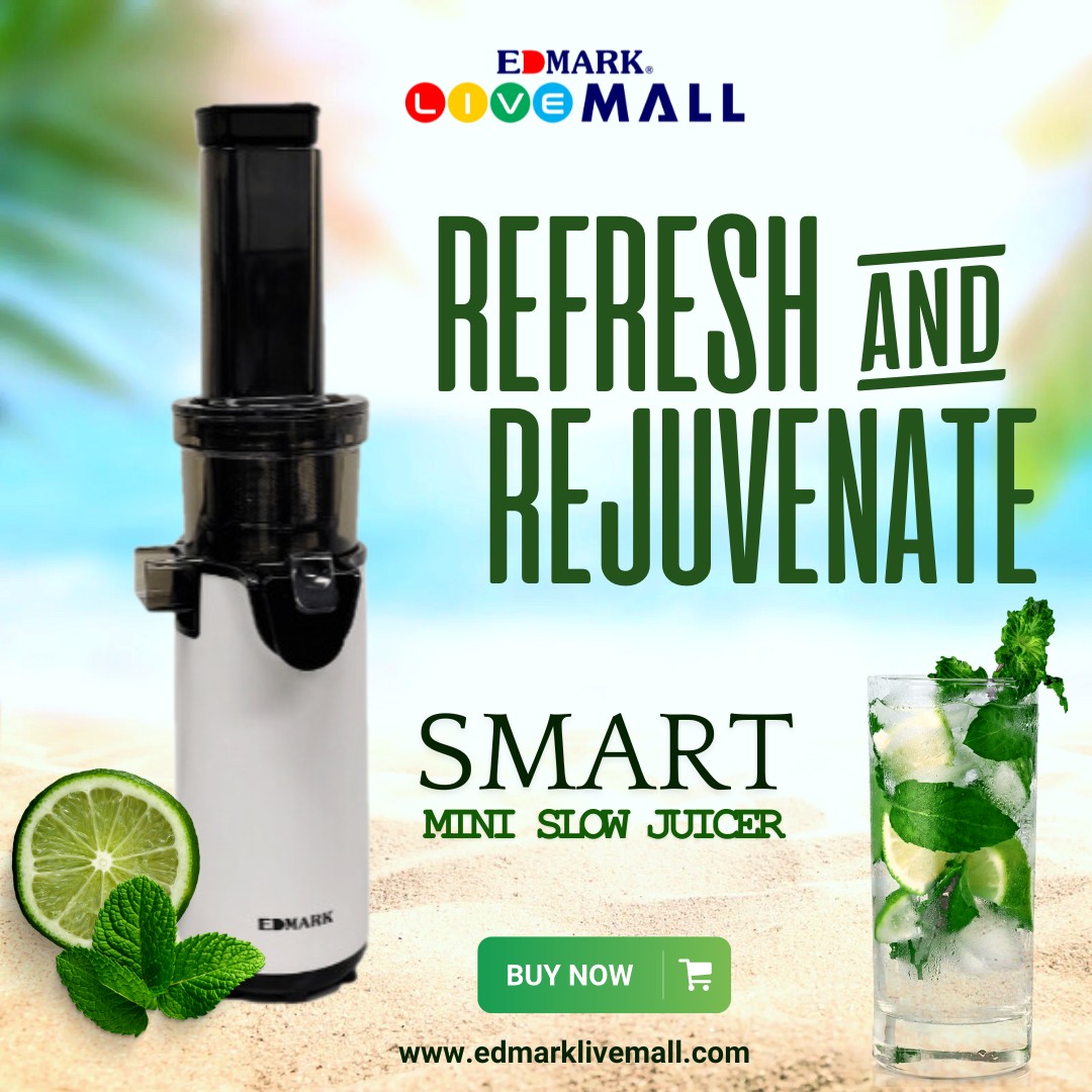 Edmark Smart Mini Slow Juicer And Ice Cream Maker Slim | Shopee Philippines