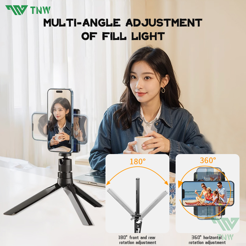 TNW D25 LED Video Light Camera Light with 1/4 Hot Shoe Mount Threaded ...