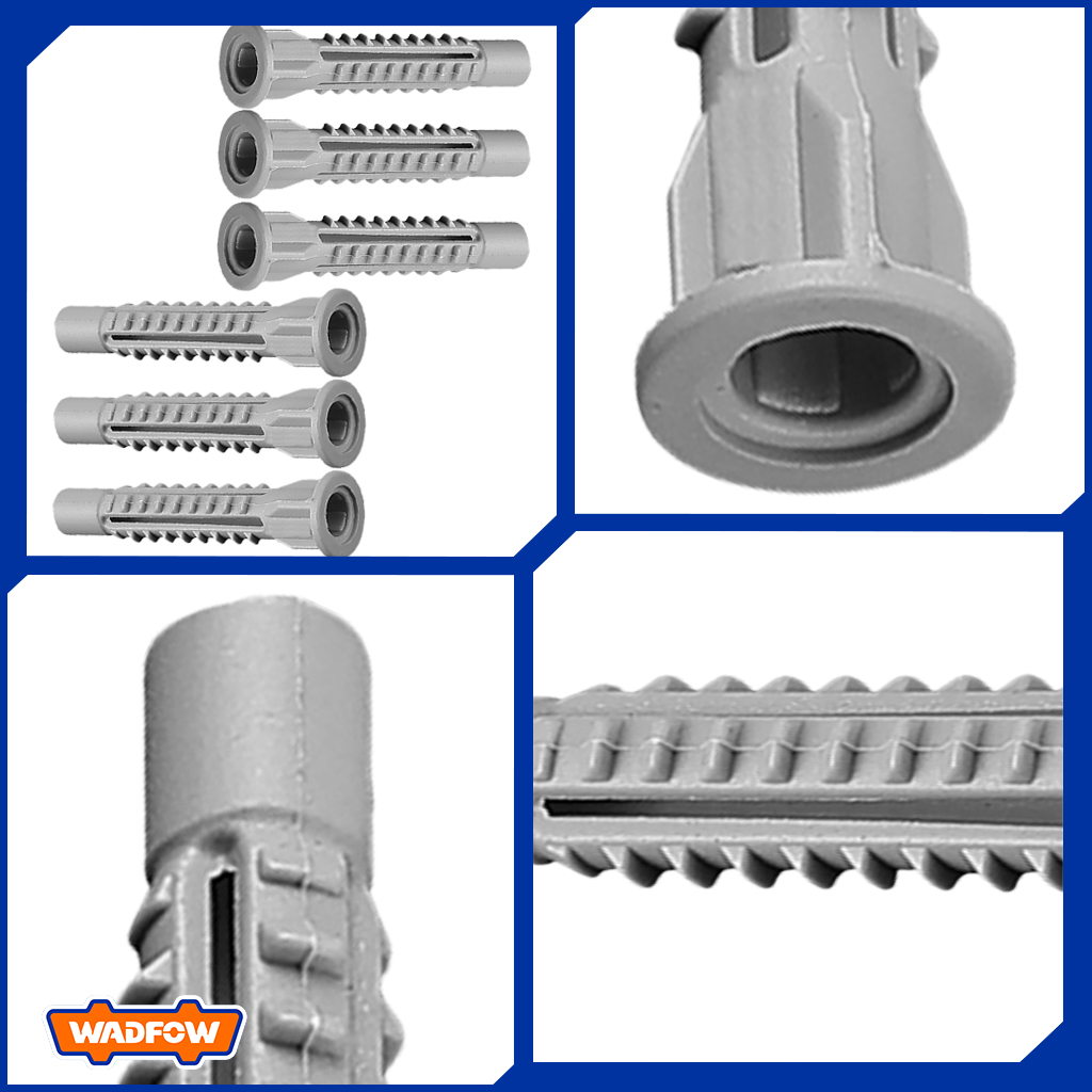 Wadfow Universal Plastic Anchor Tox PE ﻿Material (Gray) | Shopee ...