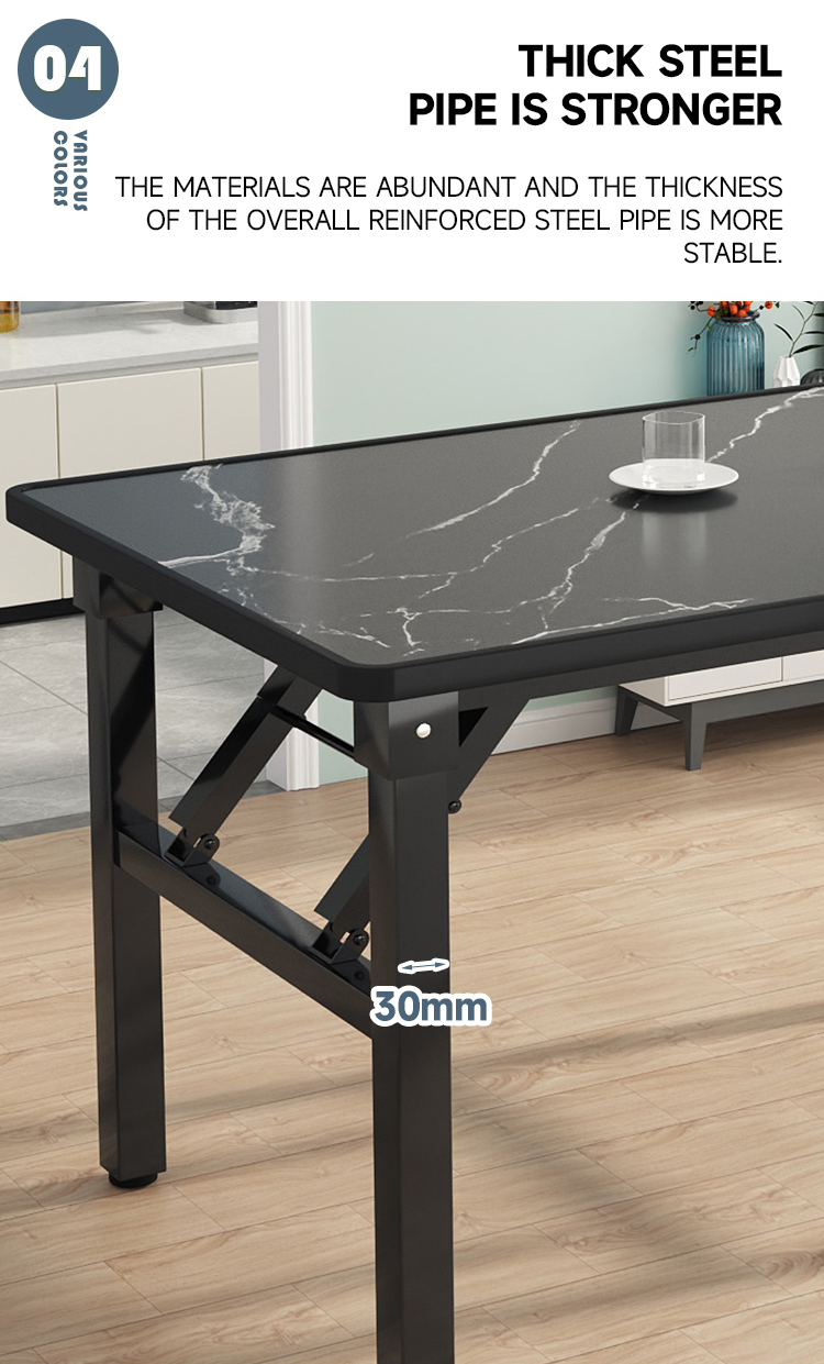 Evora Foldable Table Desk Multipurpose Dining/Computer Study Table ...