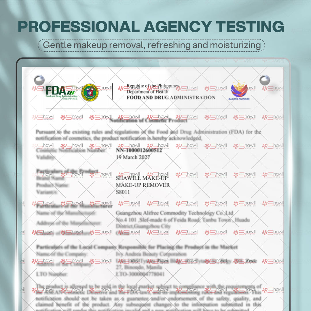 Shawill Makeup Setting Spray + Makeup Remover Set Matte Long Wearing ...