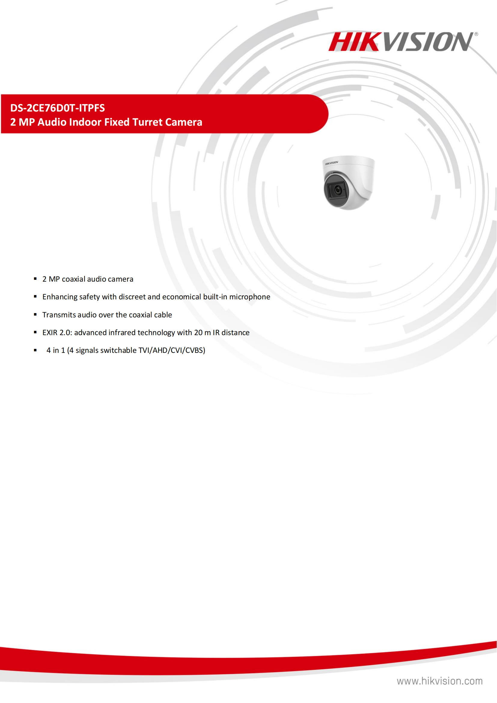 Hikvision 4/8CH CCTV Kit 2MP HD Built-in mic CCTV Complete CCTV With ...