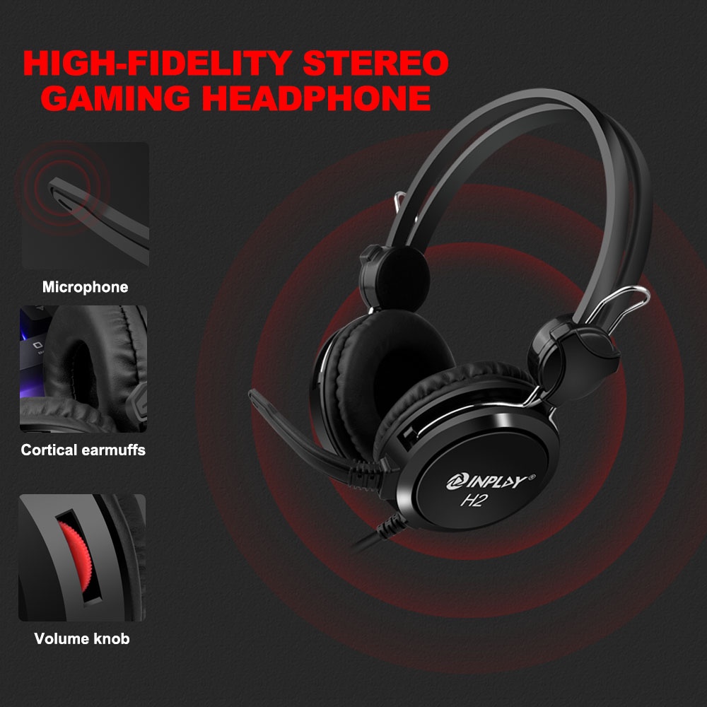 INPLAY STX240 4in1 COMBO - GAMING KEYBOARD, MOUSE, HEADSET & MOUSEPAD ...