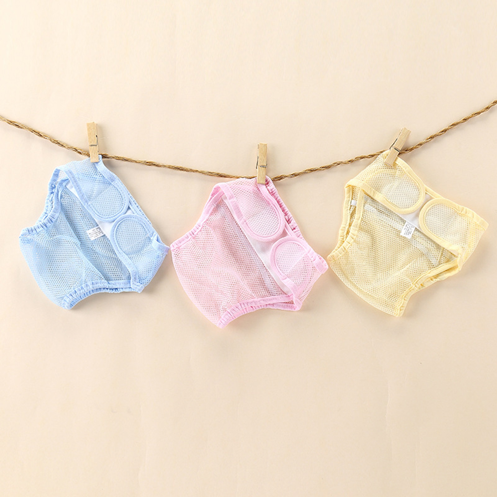 Adjustable Baby Diaper Mesh Net Reusable Diaper Liner Washable Free ...