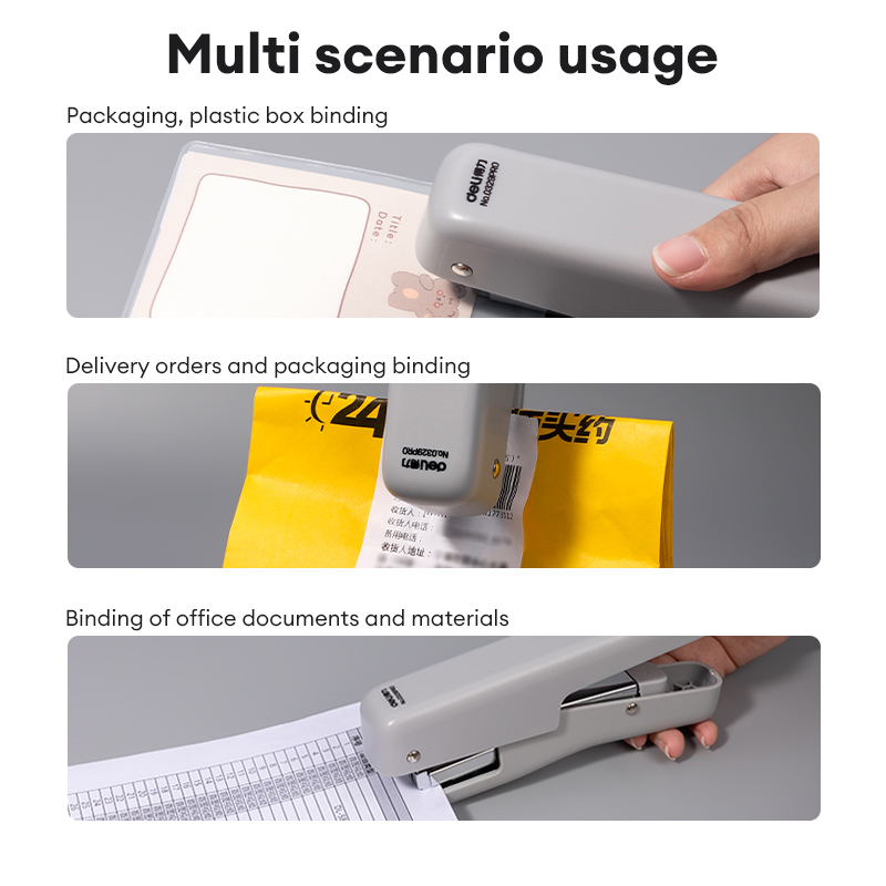 Deli Hand-held Labor-saving Stapler 24/6 26/6 Heavy Duty Stapler For ...