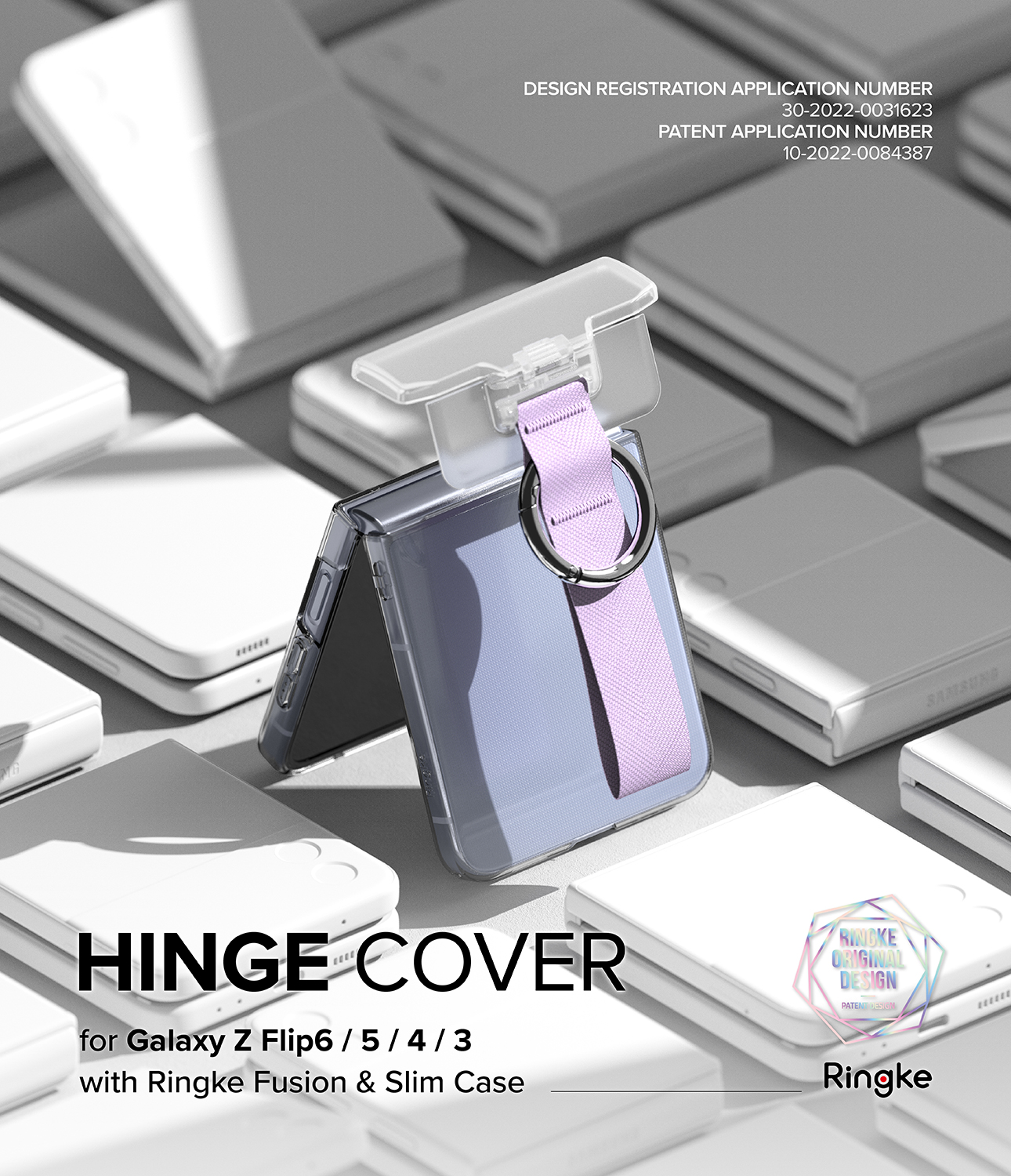Ringke HINGE COVER Compatible Only with Ringke Cases Z Flip 6 / Z Flip ...