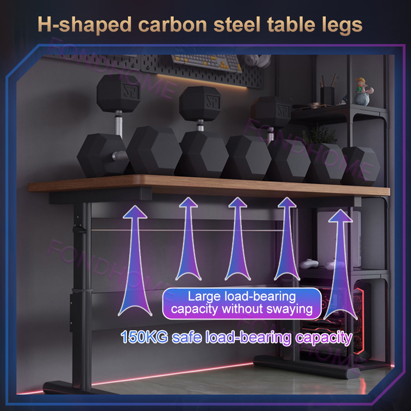 Snap-in Liftable Desk Computer Desk Desktop E-sports Desk Student Home ...