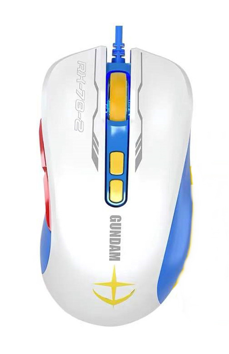 Zeus X Gundam Mouse 7-button Wired Gaming Mouse RGB Backlight ...
