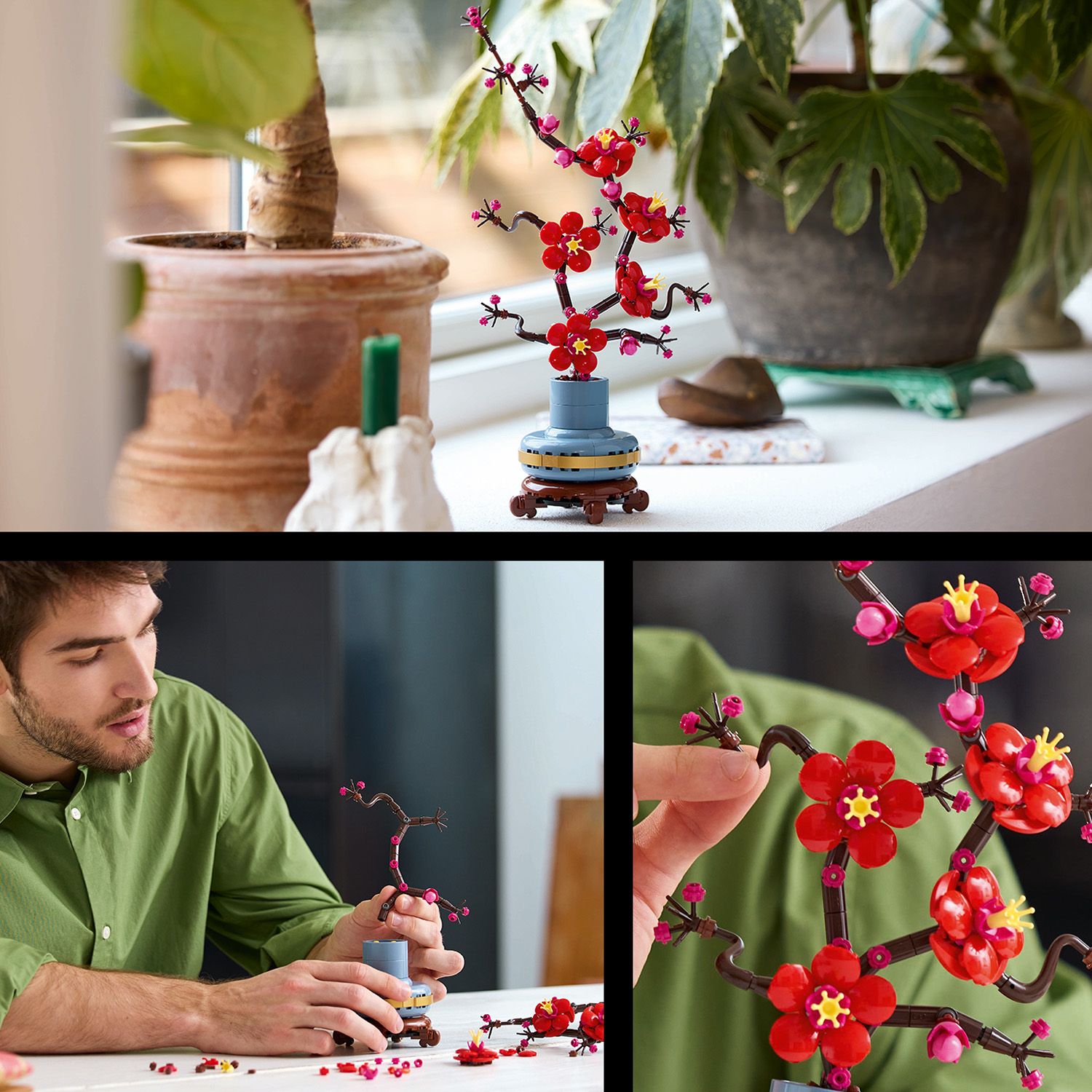 LEGO Icons Botanicals 10369 Plum Blossom (327 Pieces), Building Blocks ...