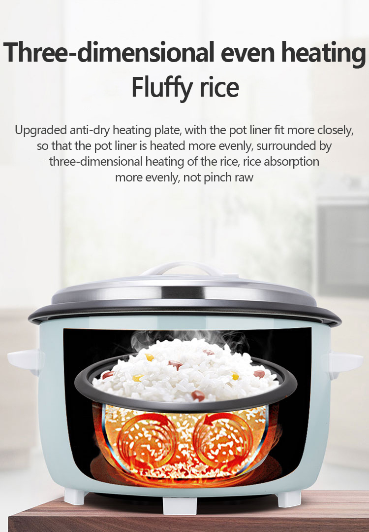 Large capacity rice cooker 1.5/6/8/10/13/18/23L multifunctional household non-stick rice cooker ...