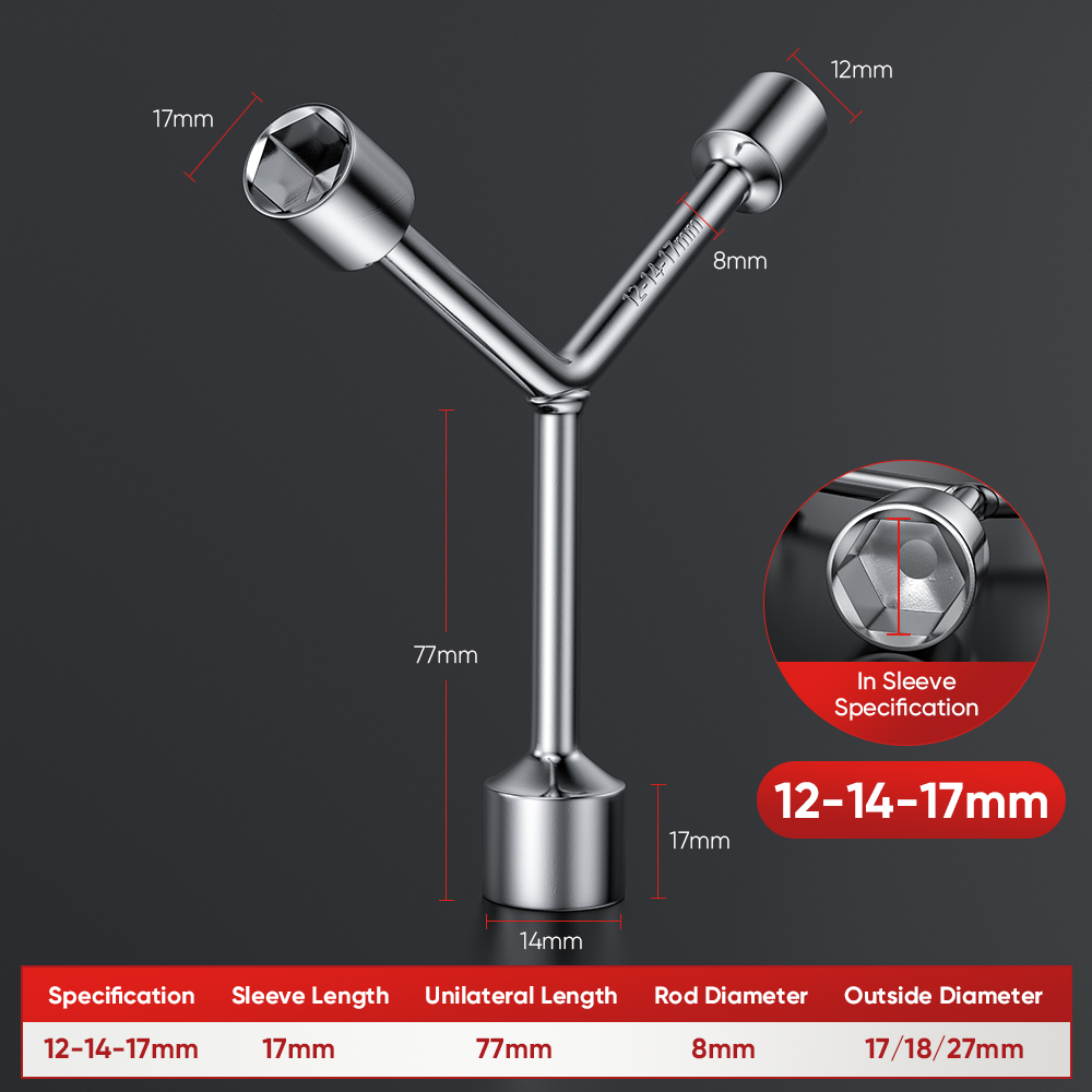 Mitsushi Y-Triangle Socket Wrenches set for Motorcycle Repair tools ...