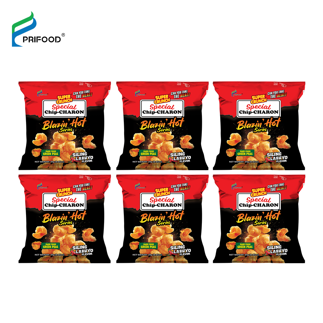 Super Crunch Duo Bundle 2 - 6 Sweetcorn Pops 22g & 6 Chip-Charon Blazin ...