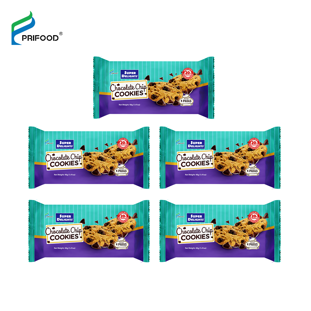 Super Delights Chocolate Chips Bundle - 5 Mini Chocolate Chip Cookies ...