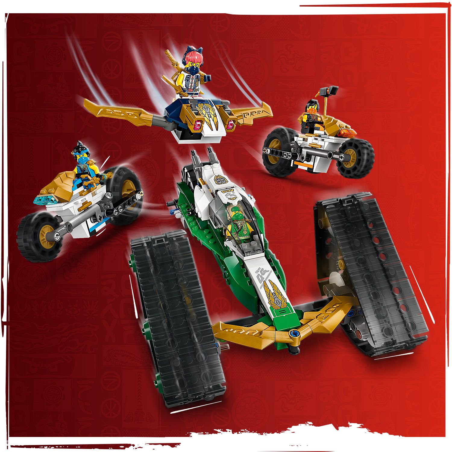 LEGO NINJAGO 71820 Ninja Team Combo Vehicle (576 Pieces) | Shopee ...