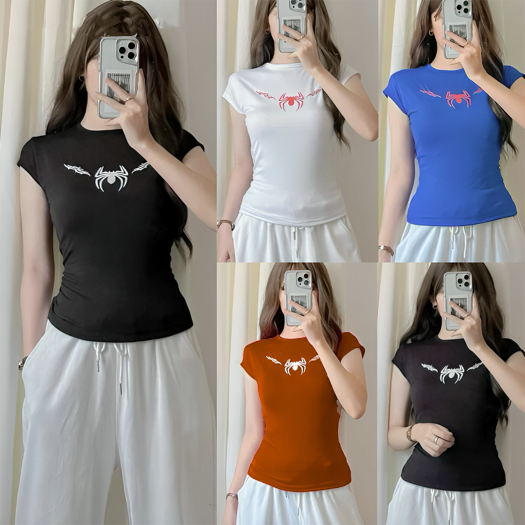 SS SPIDER Double Lining Full Length Cotton Top | Shopee Philippines