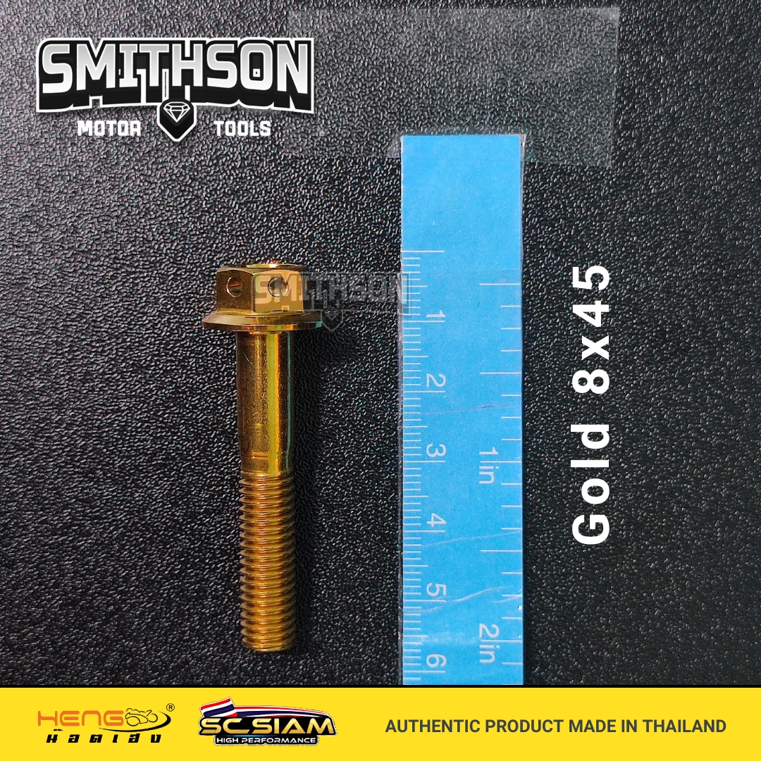 HENG Body Bolts Flower Type Size 8x25 - 8x45 Sold per Piece Motorcycle ...