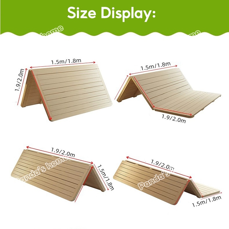 Tatami Solid Wood Bed Board Folding Bed Frame Wooden Bed Spinal ...
