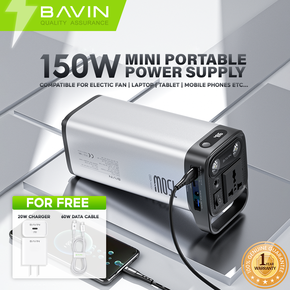 BAVIN PC021 48000mah/54600mAh 150W Portable Power Supply Powerbank 22 ...